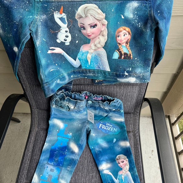 Frozen Custom Outfit, Custom Frozen Inspired Outfit, Custom Elsa Outfit ...