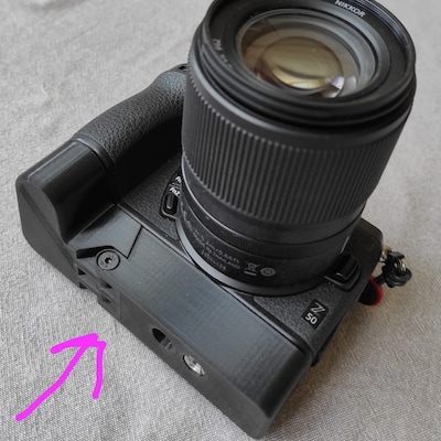 Camera Grip for Nikon Z50 With Tripod Mount - Etsy