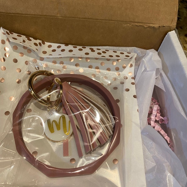 Rhombus Personalized Wristlet Keychain | Tassel Key Chain | Key Ring ...