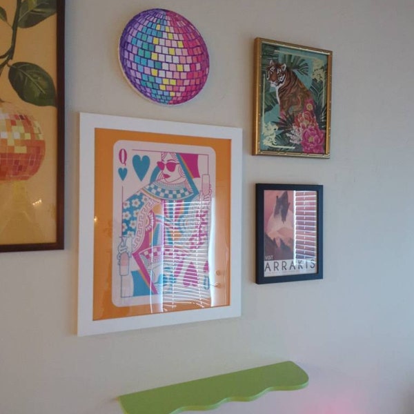 Wavy Shelf | Squiggle Shelf | Funky Decor | Maximalist | Pastel Shelves ...