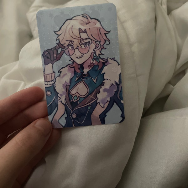 Dr.ratio Aventurine Honkai Star Rail HSR Holographic Heart Photocards ...