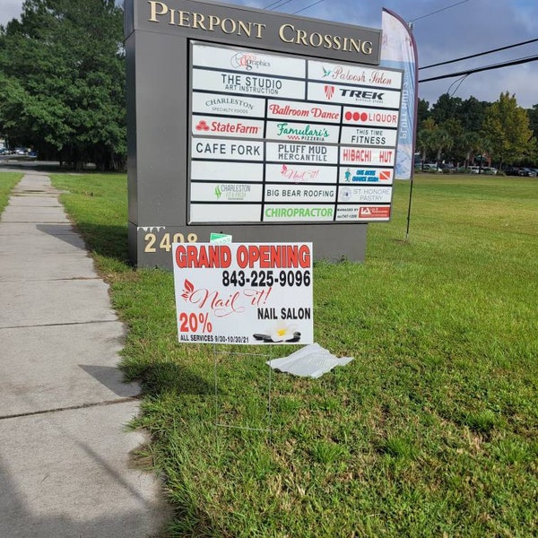 CUSTOM YARD SIGN - Lawn Sign - Outdoor Uv Printed Weatherproof With ...