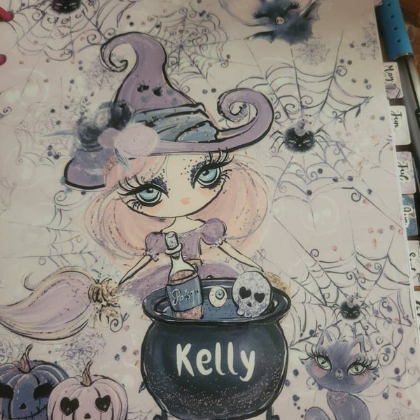 Halloween Planner Divider Set. Comes With Dashboard + 6 Tabbed Dividers ...
