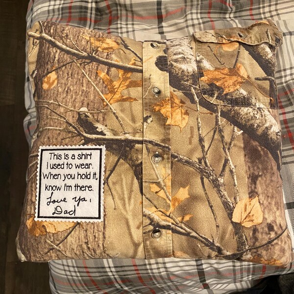 PATCH for Memory Pillow Custom Signature - Etsy