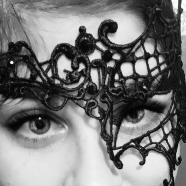 Half Face Masks, Gothic Masquerade Masks, Lace Face Mask, Mardi Gras ...