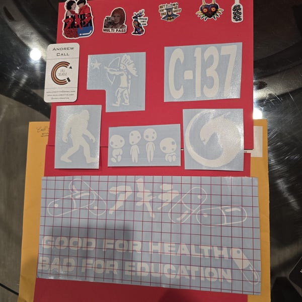 Ack Ack Ack Mars Attacks Die Cut Sticker, Retro Sci-fi Alien Design ...