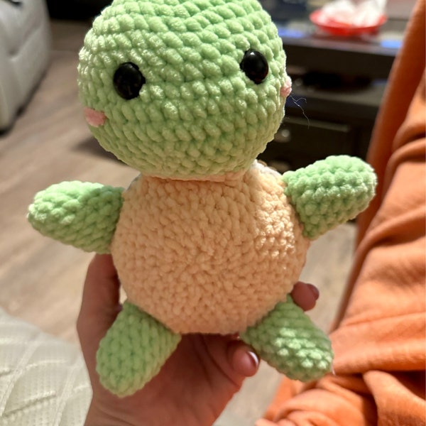 NO-SEW Turtle Plush Crochet PATTERN - Etsy