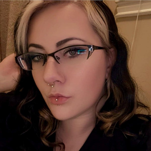 Vertical Labret Bridge Piercing Eyebrow Rings Belly Button Bars Rook ...