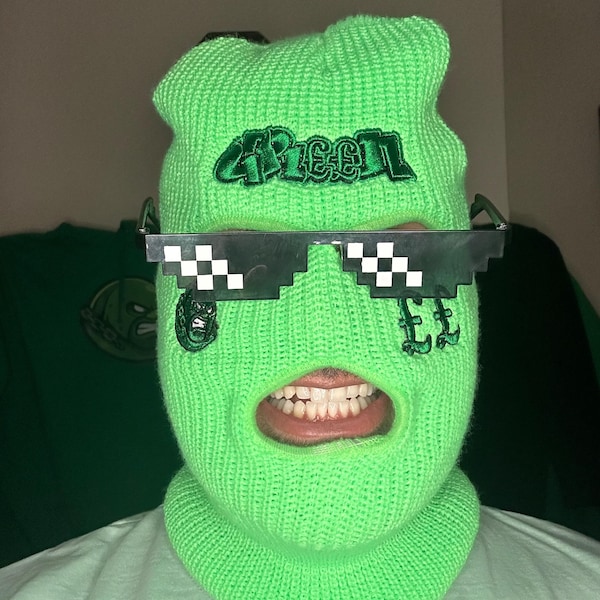 Custom Balaclava/ski Mask - Various Colours - Embroidered 3 Hole Ski ...