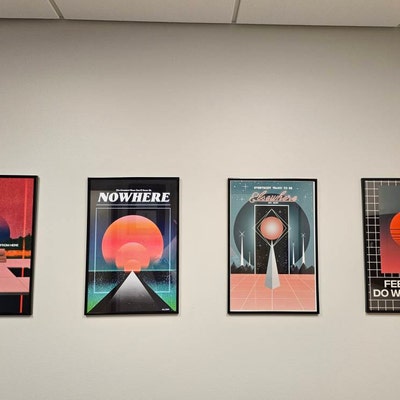 12 by 18 Neon Retro Liminal Pool Poster what - Etsy