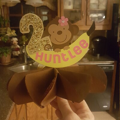 Cupcake Toppers, Monkey Theme, Jungle Theme Party, Birthday, Safari ...