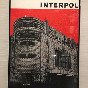 Interpol - Manchester Apollo - Etsy