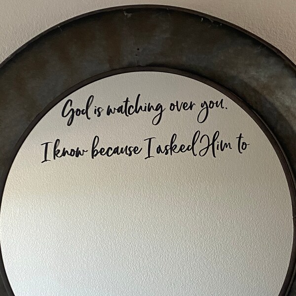 Mirror Affirmation Decal, Affirmation Decal, Mantra Decal, Custom ...