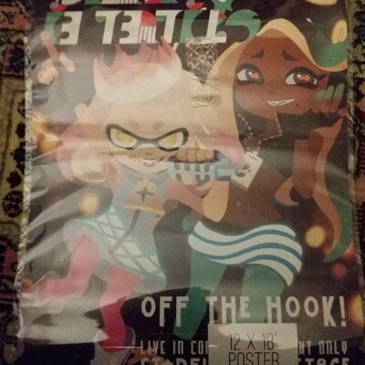 Off the Hook Concert Poster Splatoon 2 Artist Print Illustration - Etsy