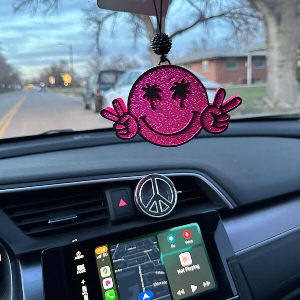 Smiley Vent Clip Set (2), Car Freshie Set (2), Car Scents, Air ...