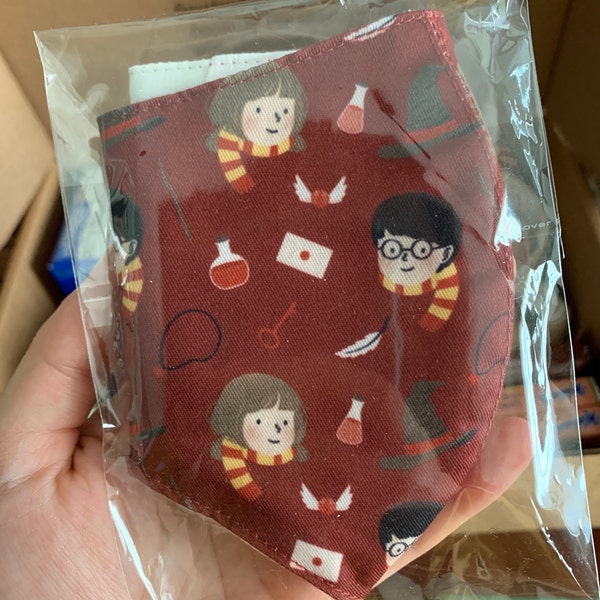 Harry Potter Face Mask, Harry Potter Mask, Harry Potter Gift ...