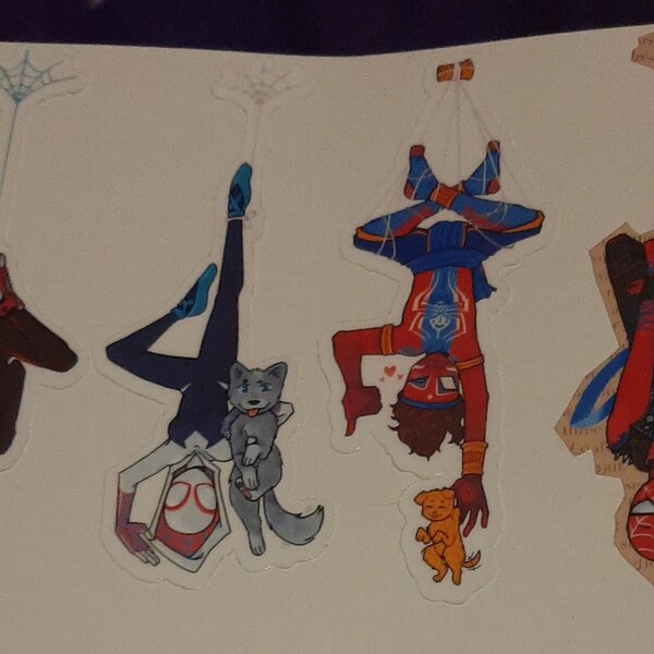 Across the Spiderverse, Saving Animals STICKER - Etsy