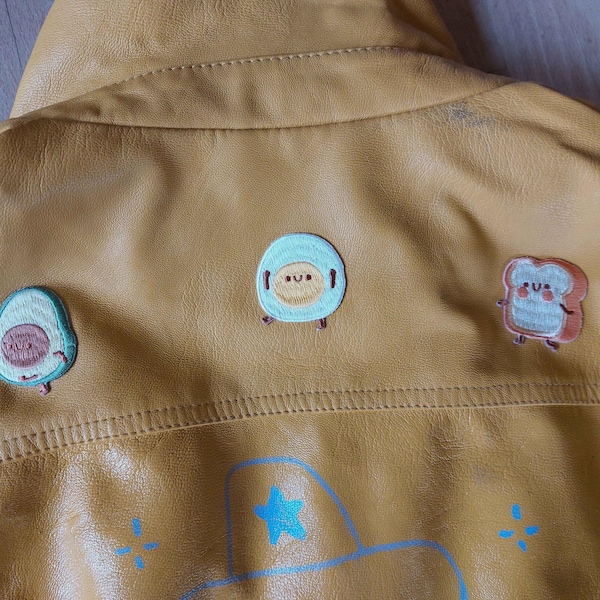 Breakfast Embroidered Patch Sticker/cute Embroidery/small Patches ...