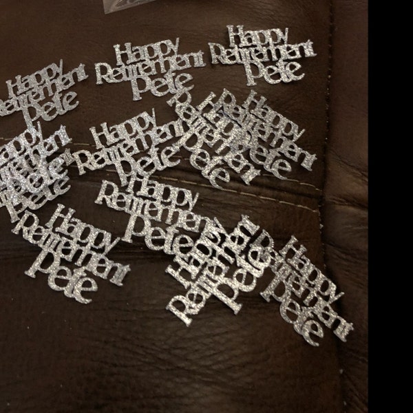 Happy Retirement Confetti, Table Scatter, 50 Pieces - Etsy