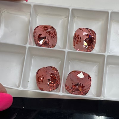 12 Pieces 8mm 1088 Light Rose Crystal 39ss Chatons - Etsy