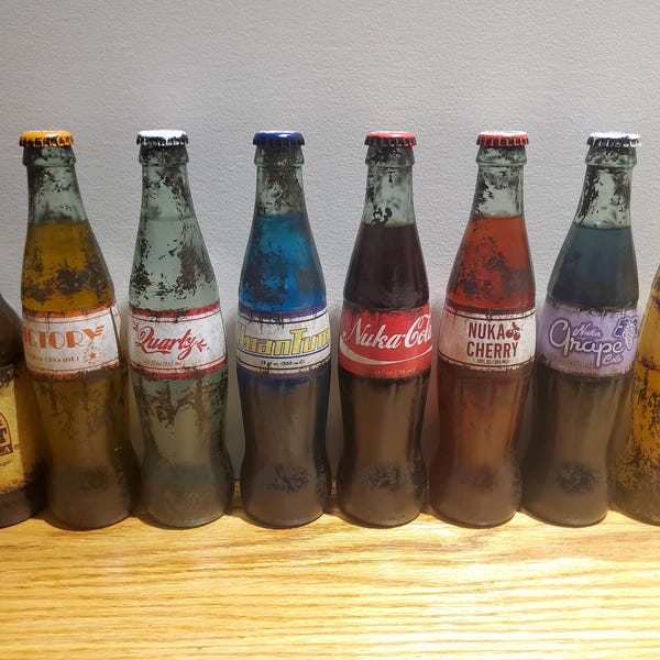 Nuka-cola Grape Bottle 12oz Replica - Etsy