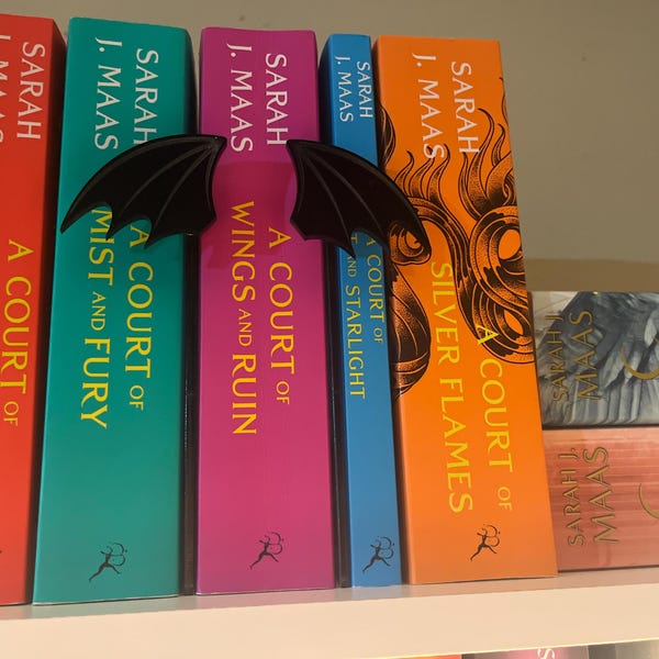 Bat Wings Bookshelf Decor Accessory /bookish Merch/gift for Book Lover ...