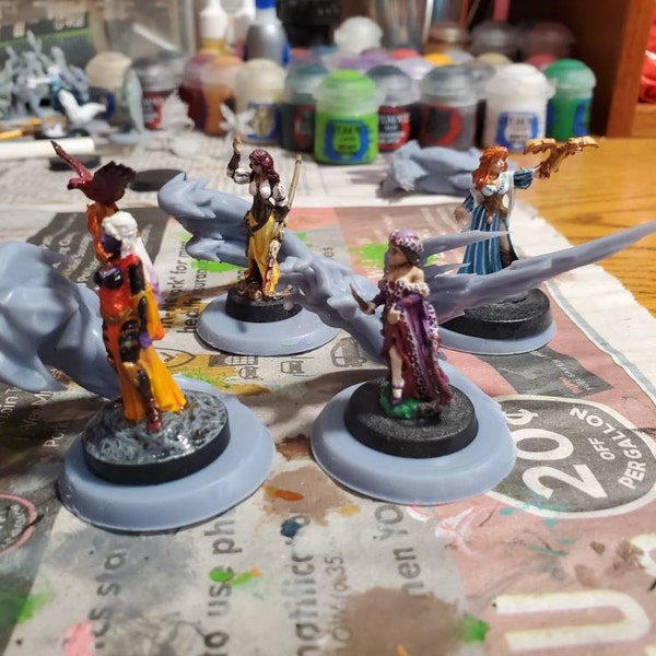 Wizard Spell Effect Base Add-ons 25mm & 32mm for Use With Existing ...