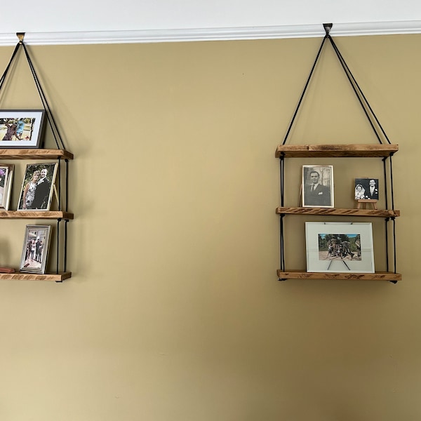 Rustic Rope Shelving - Etsy