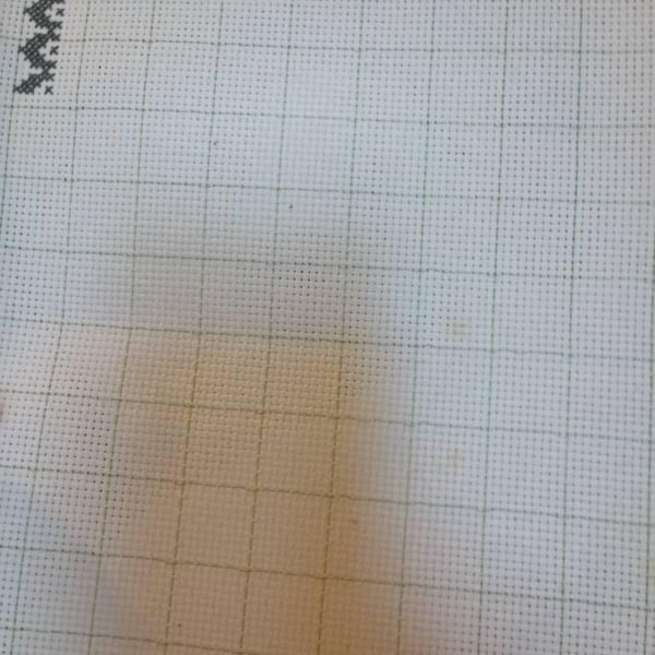 14 Count Gridded Aida Cloth - White Aida With Removable Grid Lines ...
