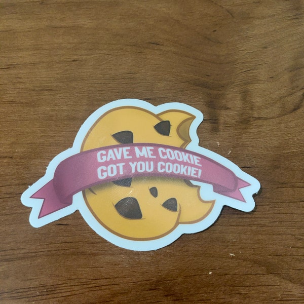 New Girl Cookie Sticker | Gave Me Cookie Got Me Cookie Sticker | Nick ...