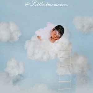 Newborn Digital Backdrop, Dream in the Clouds, Newborn Digital ...