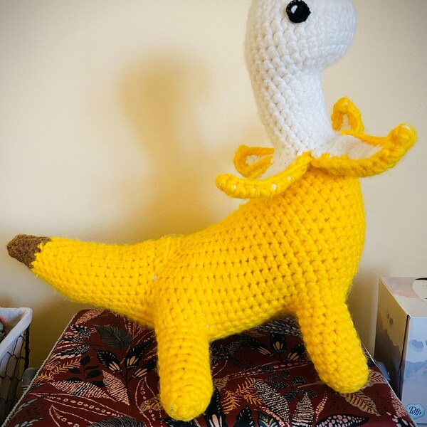 Bananasaurus and Baby Bananasaurus NO SEW Crochet Pattern Bundle - Etsy