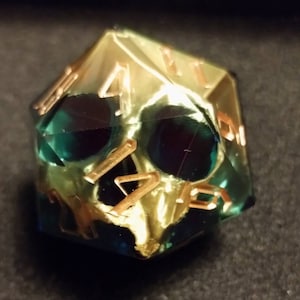 Dice Set Skull Sharp Edge, D&D Dice Set for Dungeons and Dragons D and ...