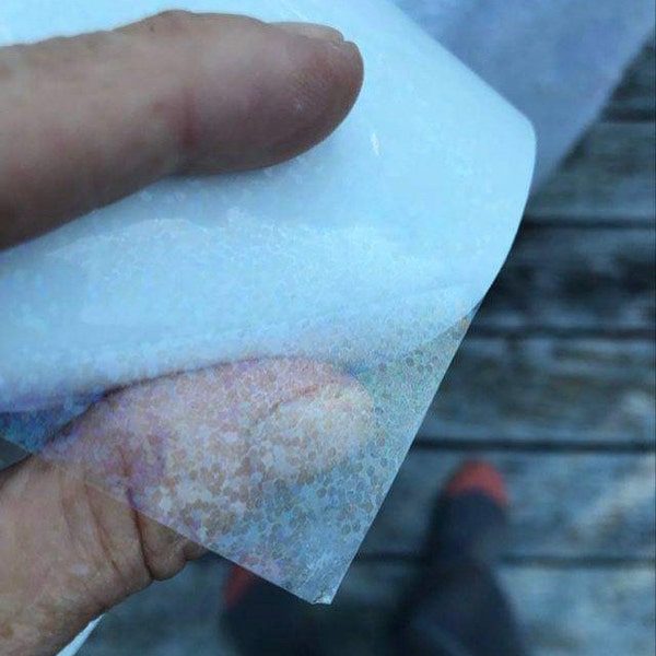 Holographic Overlay, Novelty Grade Transparent Vinyl, Choose Size and ...