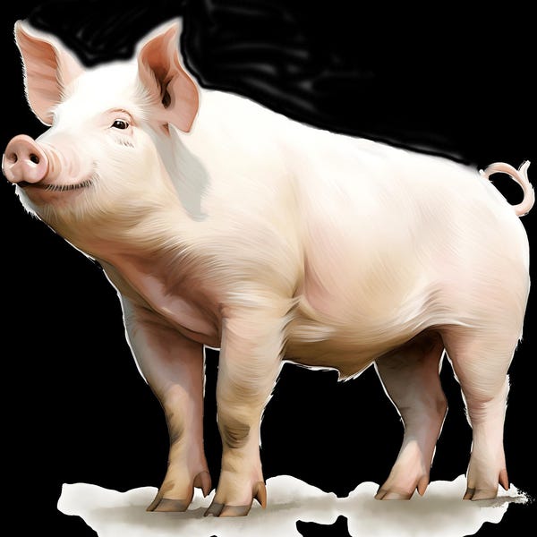 Highland Cow Embroidered Effect Clipart Bundle - Transparent PNG ...