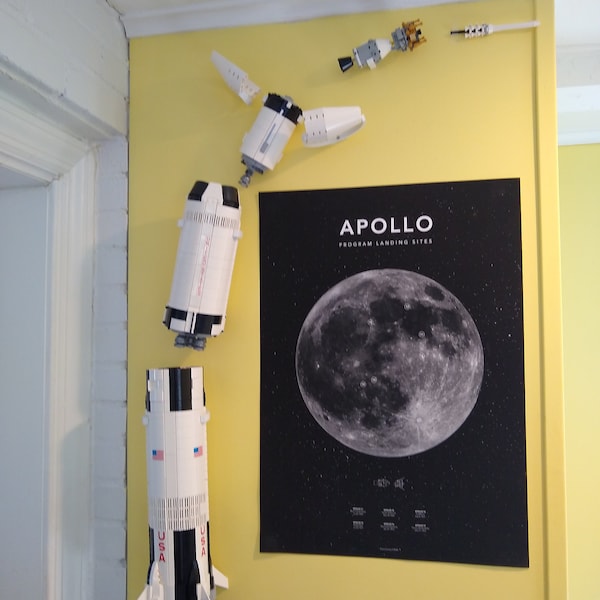 Wall Mount Kit V2 for Apollo Saturn V Rocket - Etsy