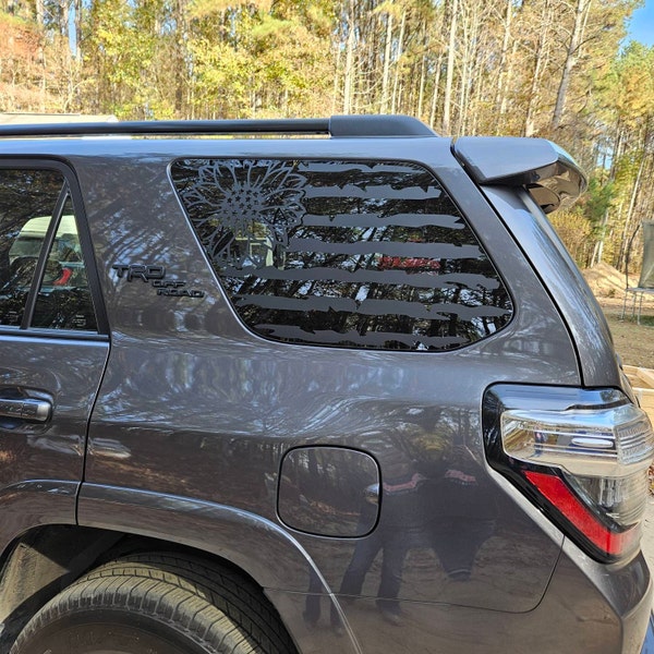 Fits 2010-2024 Toyota 4runner Rear Side Windows Topography Topo ...