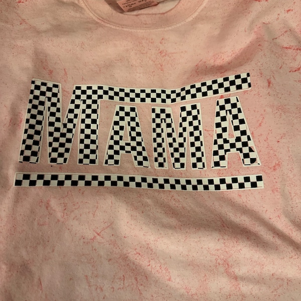 Checkered Mama Svg, Mama Png, Racing Mama T-shirt Design, Race Mama ...