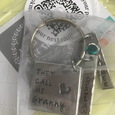They Call Me Granny Grandma Keychains Grandmother Gift Gift - Etsy