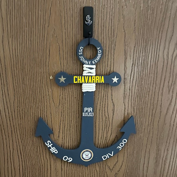 US Navy PIR Anchor / Navy Graduation Anchor / PIR / Navy Boot Camp ...