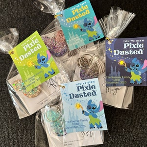 Stitch Pixie Dust Gift Tags You've Been Pixie Dusted Instant Download ...