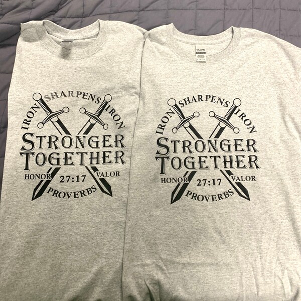 Stronger Together Svg, Iron Sharpens Iron Svg, Proverbs 27:17 Svg, Mens Retreat Svg,mens ...