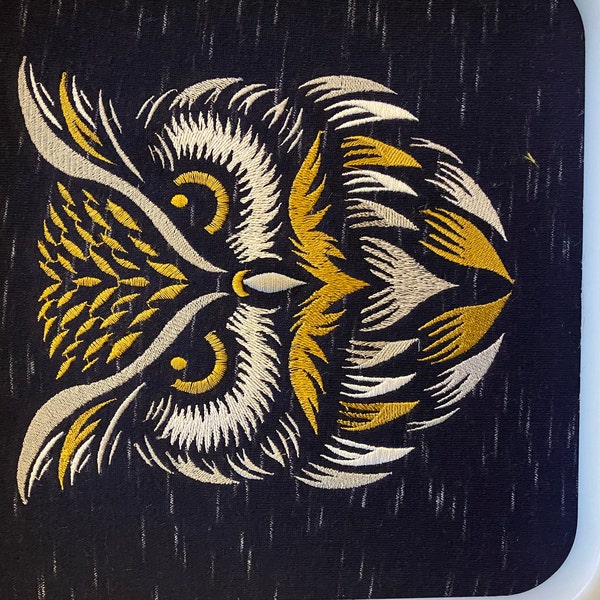 Enchanting Owl Embroidery Designs Bundle - Nocturnal Birds for Dark ...