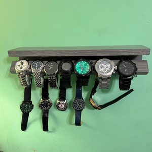 Watch Organizer, Wall Mount Watch Holder, Key Holder Shelf - Etsy