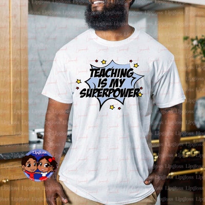 Teaching is My Superpower Svg Teacher Svg Superhero Spirit - Etsy