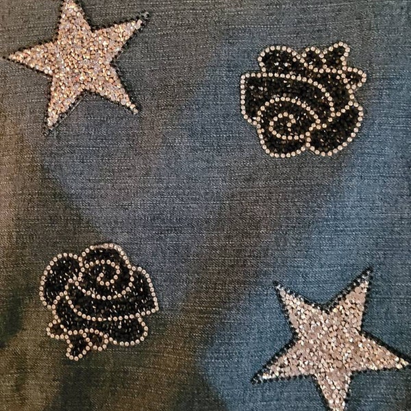 NEW, Blinged Out limited Edition Rhinestone Patch With Adhesive ...