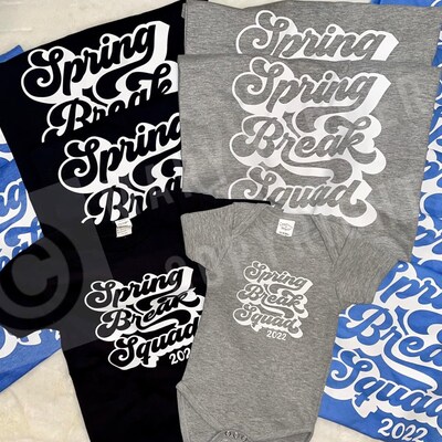 Spring Break Squad Svg, Spring Break Svg, Spring Break Shirt Svg ...