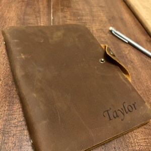 Vintage Handmade Scroll Leather Journal 9x6 Travel Diary - Etsy