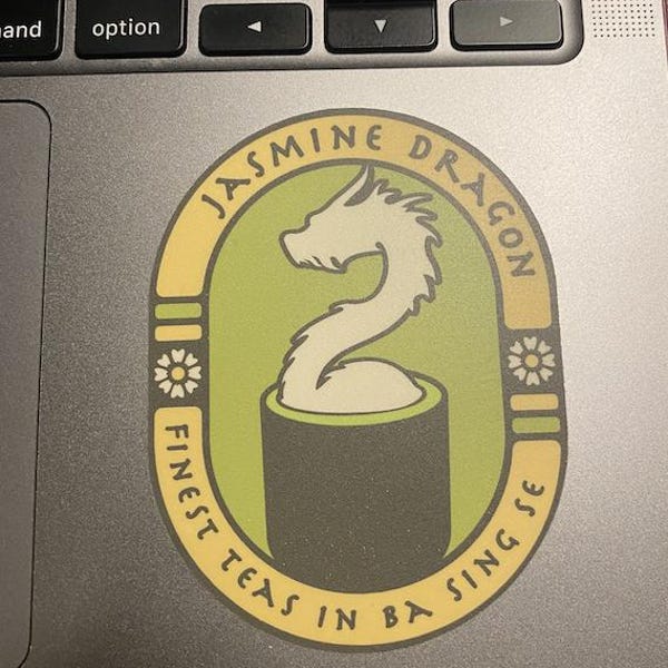 ATLA Vinyl Sticker Pack 3.5x Jasmine-dragon, Quenchy & Spirit Library ...