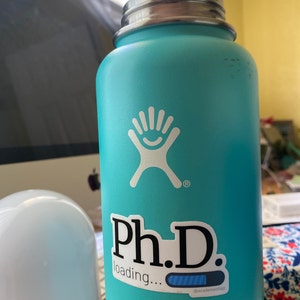 Ph.d. Loading... Sticker | Etsy